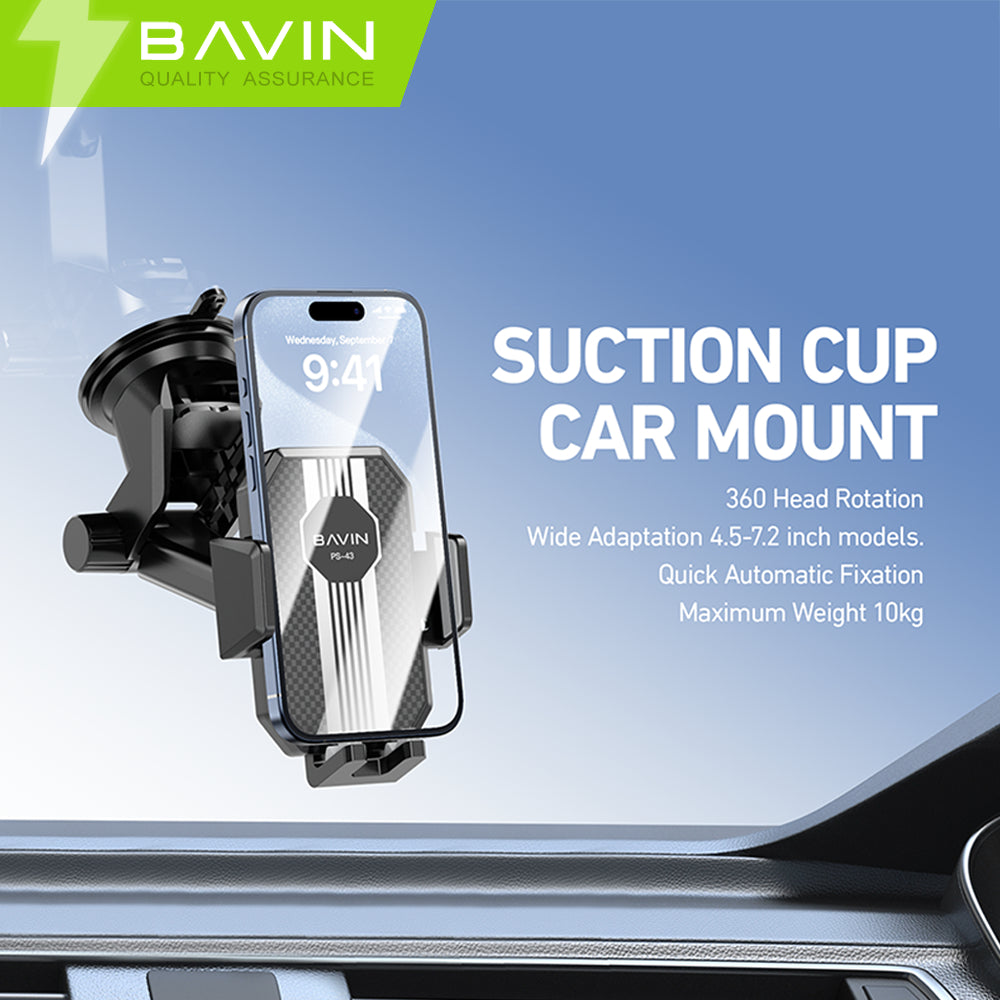 BAVIN D-S-PS43 Adjustable Adhesive Car Phone Holder