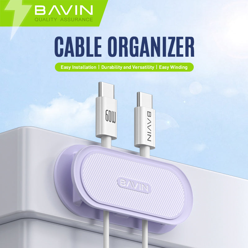 BAVIN CA68 Desktop Cable Storage Cord Wrapper Cable Wire Cord Organize