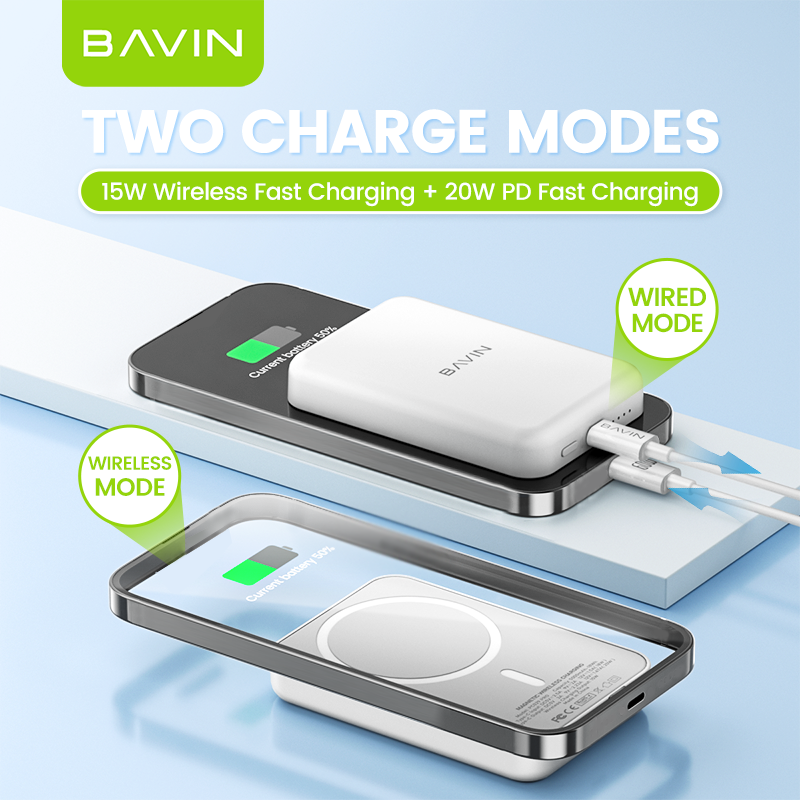 BAVIN PC029 Pro 5000mAh / PC1016 10000mAh Wireless Magnetic Powerbank