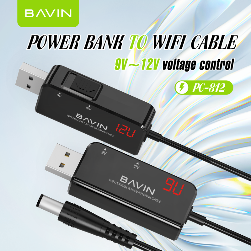 BAVIN Z-PC812 Power Bank to WiFi Router (9V-12V)