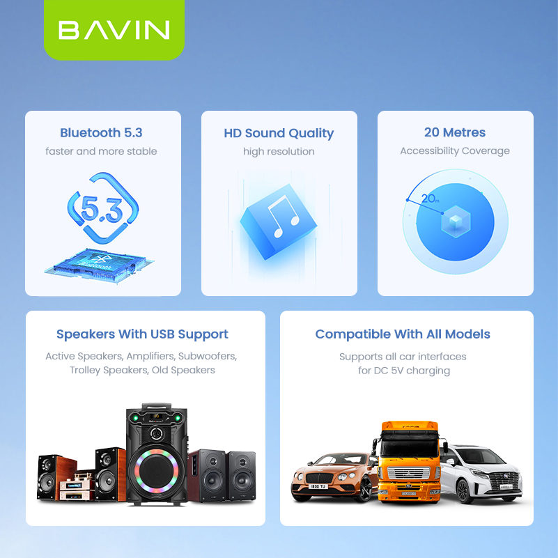 BAVIN U-O-10 Sound Bluetooth Music Receiver