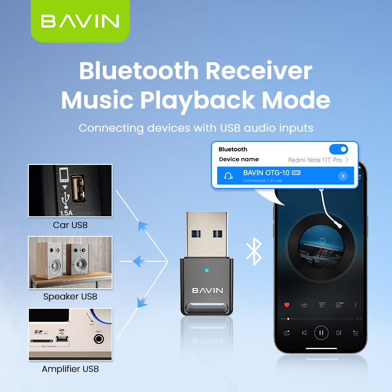 BAVIN U-O-10 Sound Bluetooth Music Receiver