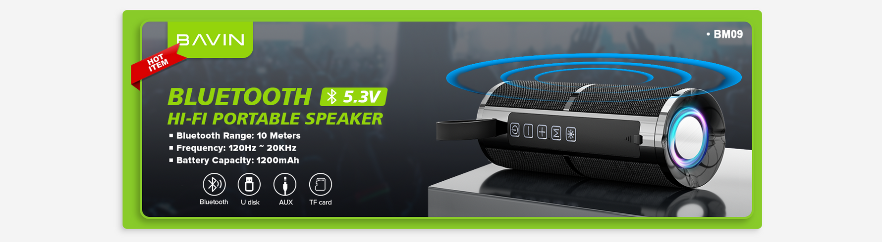 All Bluetooth Speaker – BAVIN