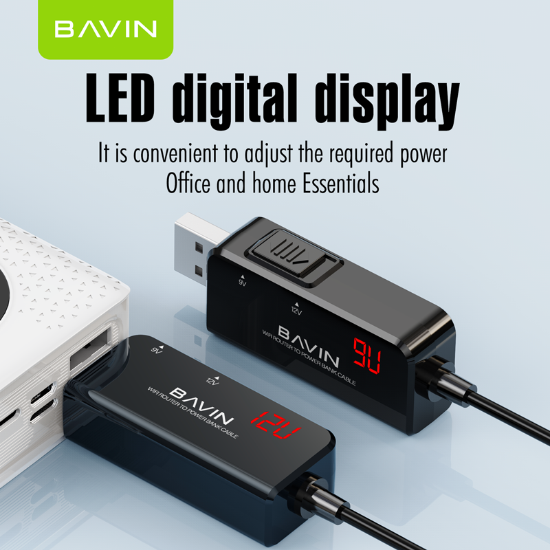 BAVIN Z-PC812 Power Bank to WiFi Router (9V-12V)