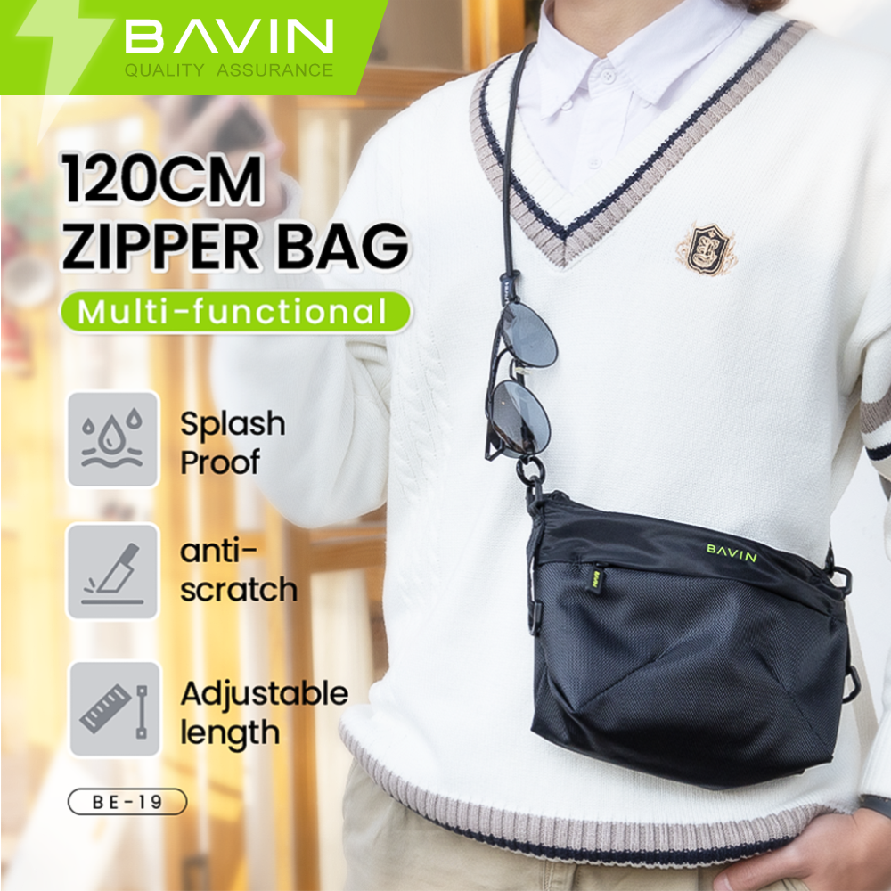 BAVIN E-BE19 Multi-functional Hanging Grid Storage Bag w/120cm Zipper