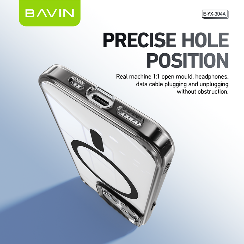 BAVIN E-YX304-XX Magnetic Wireless Phone Case for iPhone Pro Max Serie